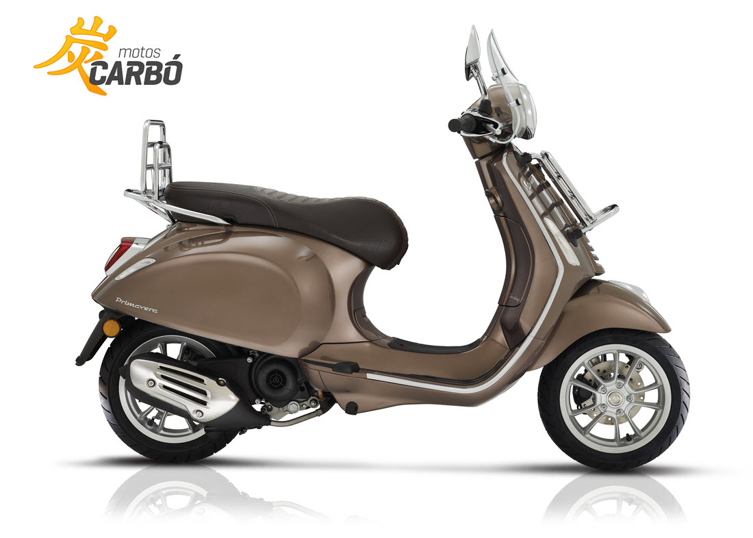 Vespa Primavera Touring Marron Motos Carbó - Motos Carbó